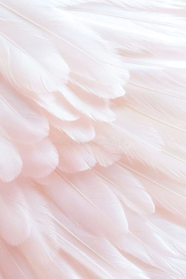 Soft White Feather Texture Showing Delicate and Ethereal Details Stock ...