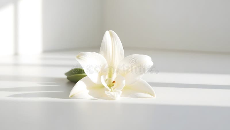 Soft White Flower Background with Empty Space Stock Image - Image of ...