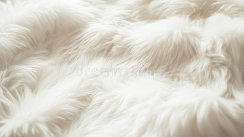 Soft White Fluffy Textured Surface Creating a Cozy and Warm Feeling ...