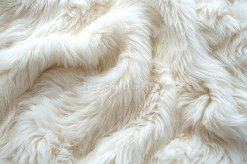 A Soft White Fur Background, Elegant and Cozy, Design Theme Stock ...