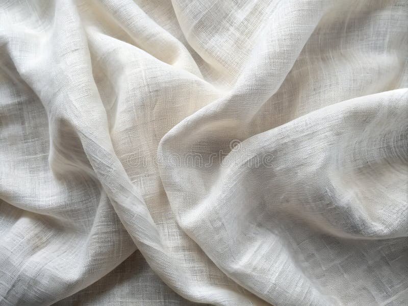 Soft White Linen Fabric Texture Seamless Transparent Background for ...
