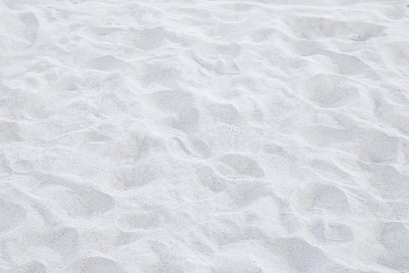 Soft White Sand on the Beach Stock Image - Image of summer, outdoor ...