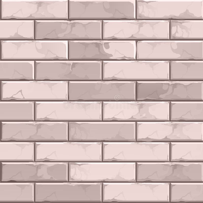 Soft White Texture Bricks Abstract Old Brick Wall Horizontal Textured ...