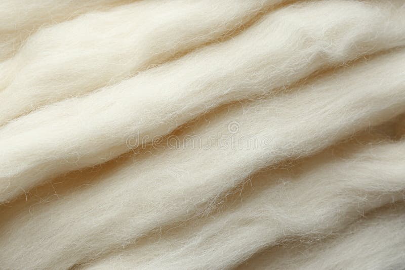 Soft White Wool Texture As Background, Closeup Stock Image - Image of ...