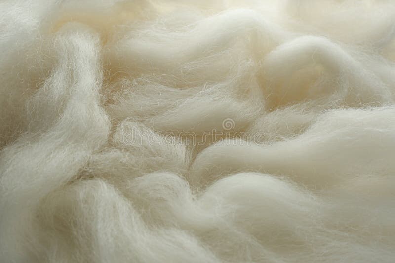 Soft White Wool Texture As Background, Closeup Stock Photo - Image of ...