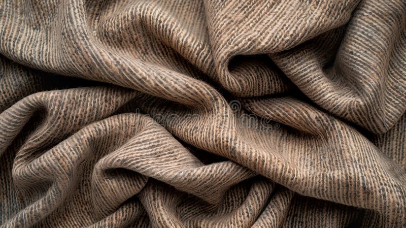 Soft Wool Fabric Texture in Cream and Beige Tones Stock Illustration ...