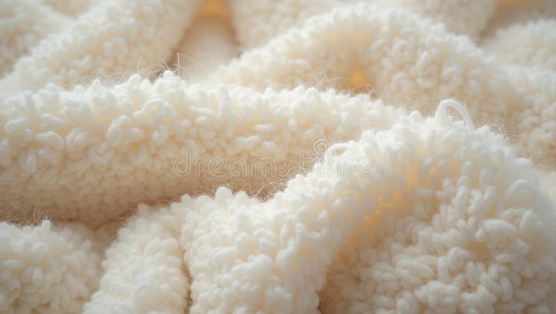 Soft Wool Texture in Cream Gray Tones with Visible Weave Cozy Warm ...