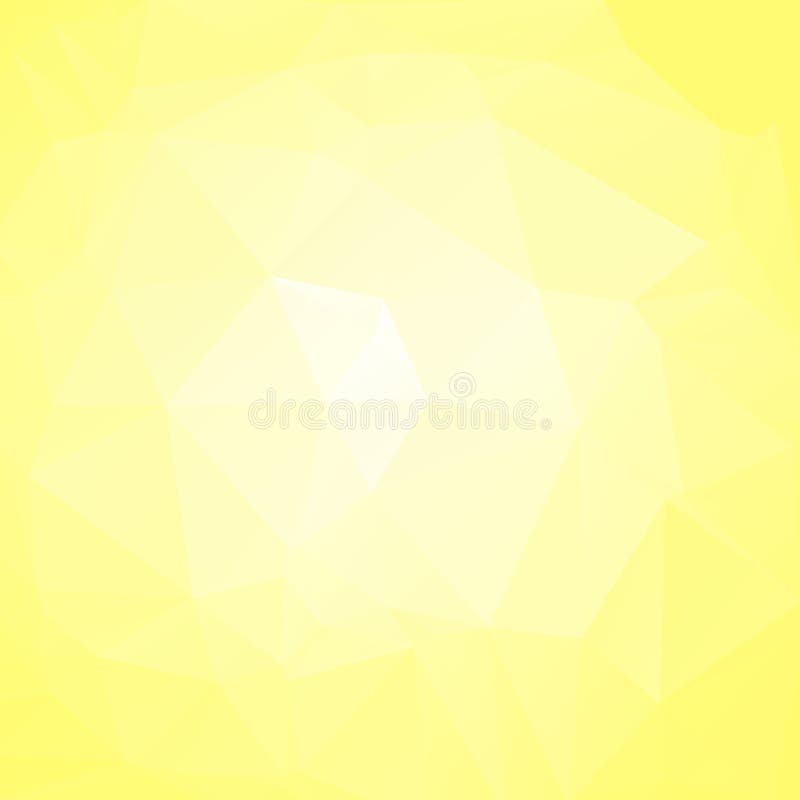Soft Yellow Abstract Low Poly Geometric Gradient Polygonal Background ...