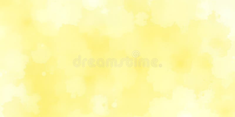 Soft Yellow Watercolor Background with Subtle Texture Stock ...