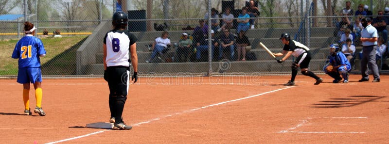 Softball stock image. Image of home, baseman, softball - 2301775