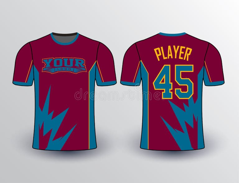 Maroon Baseball Jersey Stock Illustrations – 156 Maroon Baseball Jersey ...