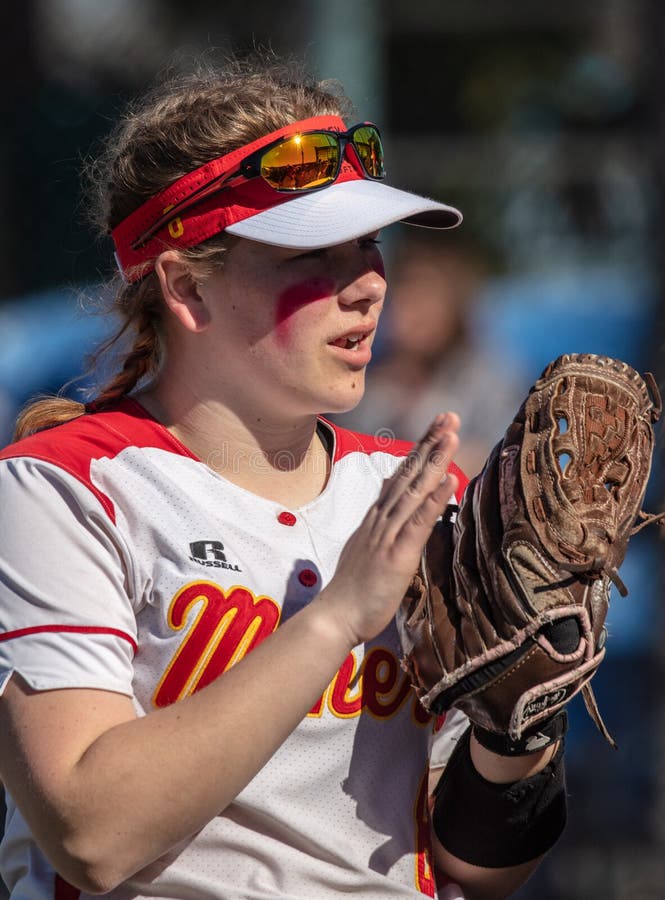 Softball Pitcher editorial image. Image of girls, teens - 144210370