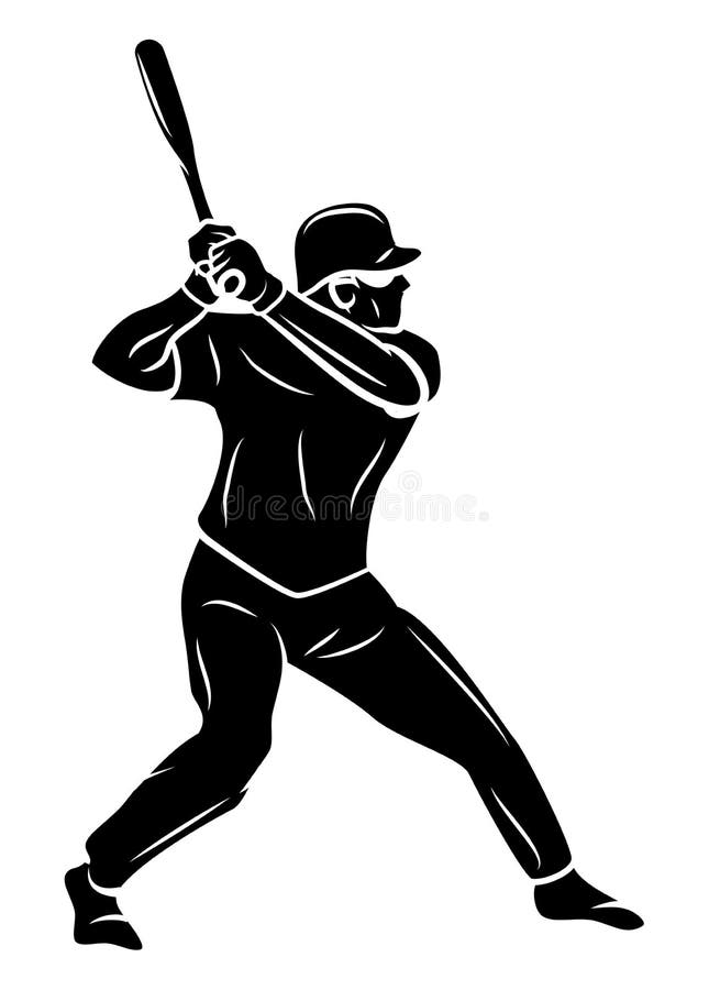 Softball Player stock vector. Illustration of design - 47878720