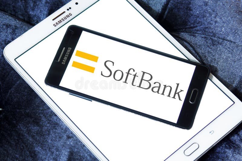 Softbank logo editorial photography. Image of background - 89040852