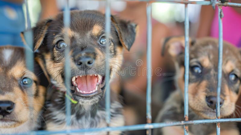 Softfocus Glimpse of Smiling Faces and Cuddly Critters at the Crowded ...