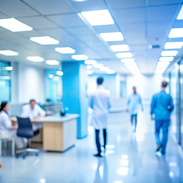 Softly Blurred Medical Office Background for Professional Presentations ...