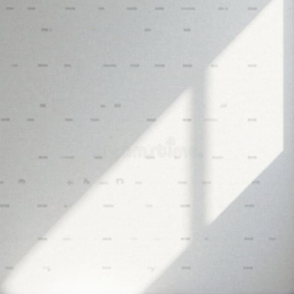 Softly Cast Musical Note Shadows Create Gentle Pattern on Bright White ...