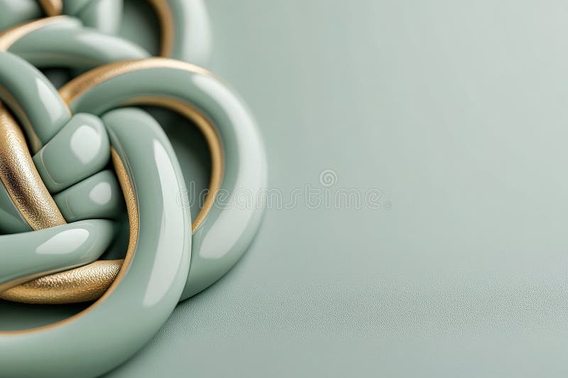 Softly Embossed Celtic Knots Create a Striking Modern Design on a Muted ...