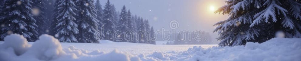 Softly Falling Snow Creates a Peaceful Silence, Atmosphere, Silent ...