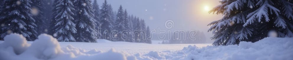 Softly Falling Snow Creates a Peaceful Silence, Atmosphere, Silent ...