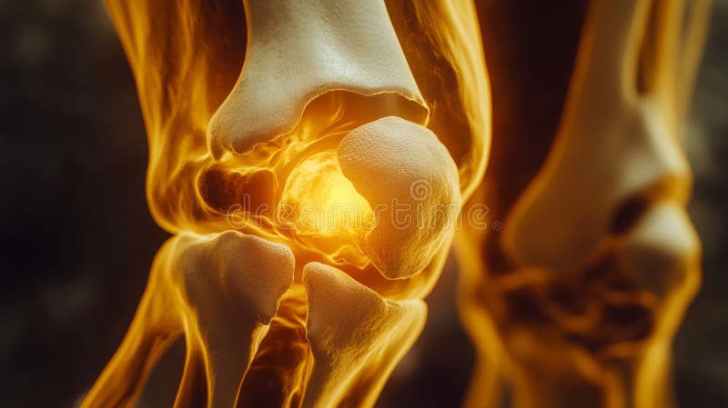 Softly Glowing Cross-Section Captured in High-Resolution Detail Stock ...