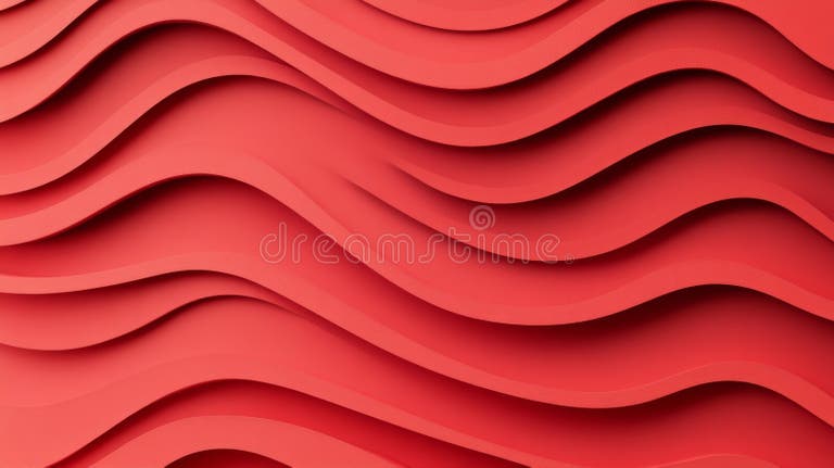 Softly Undulating Ethereal Red Forms are Present. Abstract Background ...