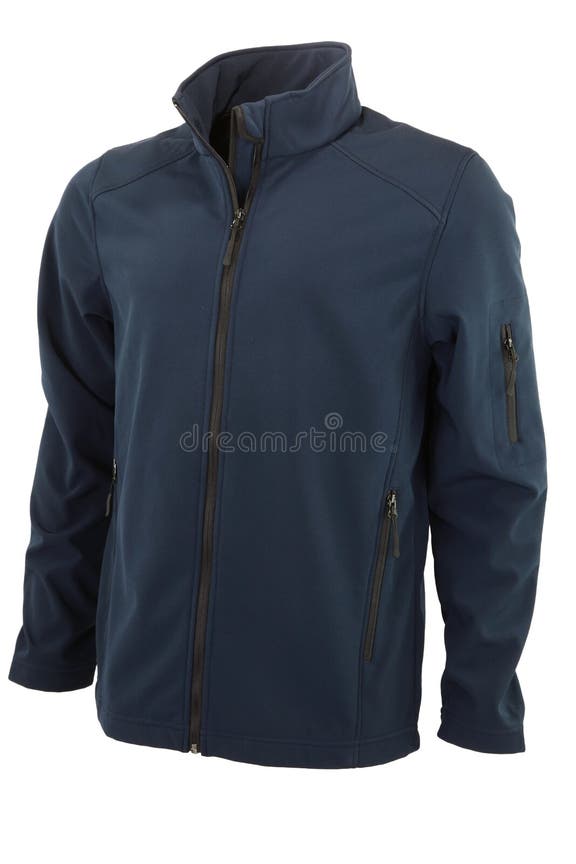 Softshell Jacket Front stock photo. Image of modern, silhouette - 72422718