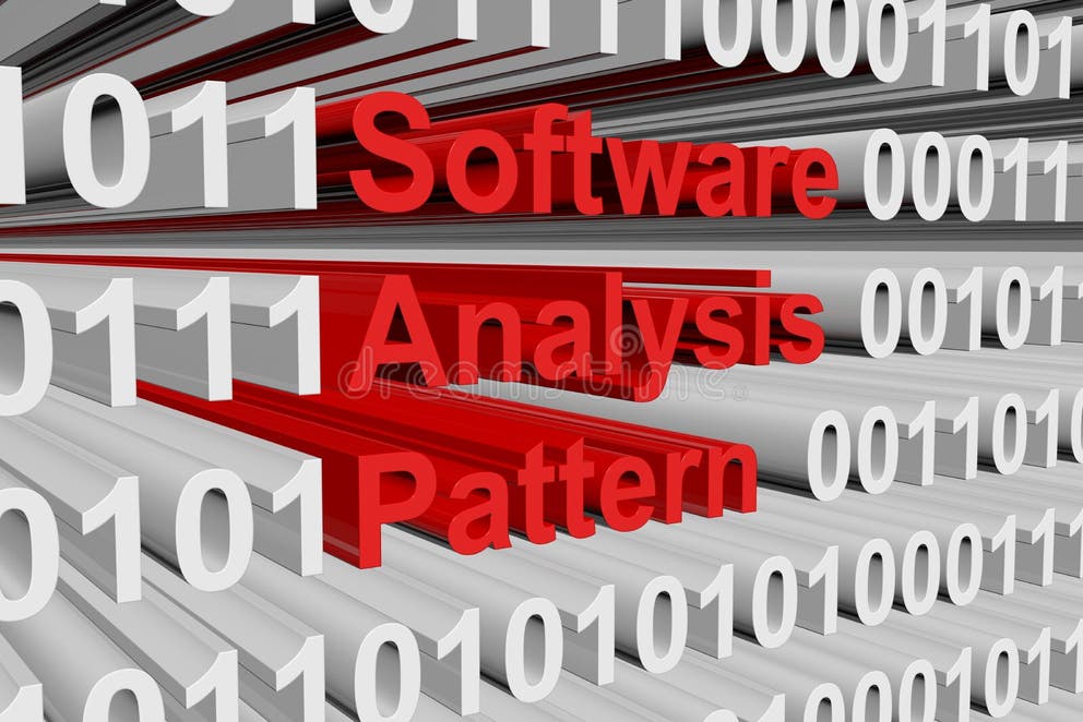 Software analysis pattern stock illustration. Illustration of computer ...