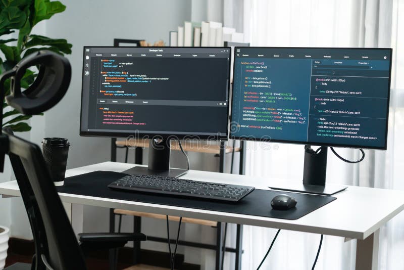 Software Application in Creating Program Code Database Job Pc Screens ...