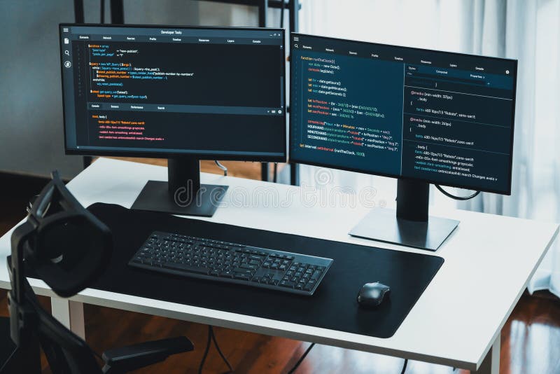 Software Application in Creating Program Code Database Job Pc Screens ...