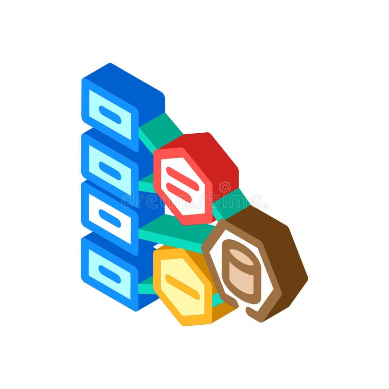 Software Architecture Isometric Icon Vector Illustration Stock Vector ...