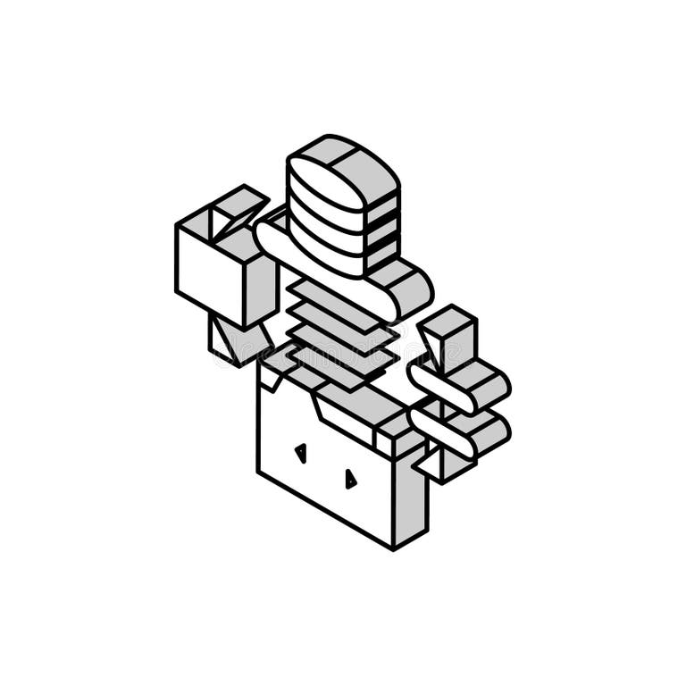 Software Architecture Isometric Icon Vector Illustration Stock Vector ...