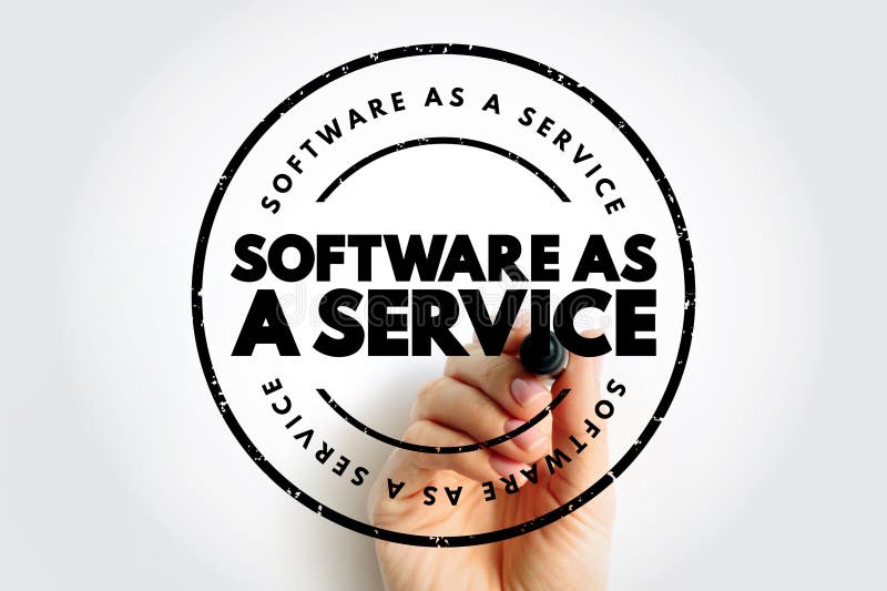 Software As a Service is a Software Licensing and Delivery Model, Text ...