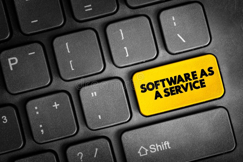Software As a Service is a Software Licensing and Delivery Model, Text ...
