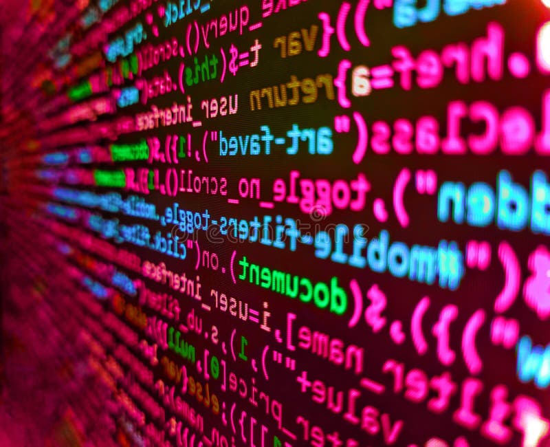 Software Background Technology. Database Bits Access Stream ...