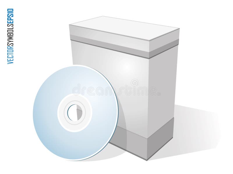 Software box stock vector. Illustration of brand, shopping - 9732701