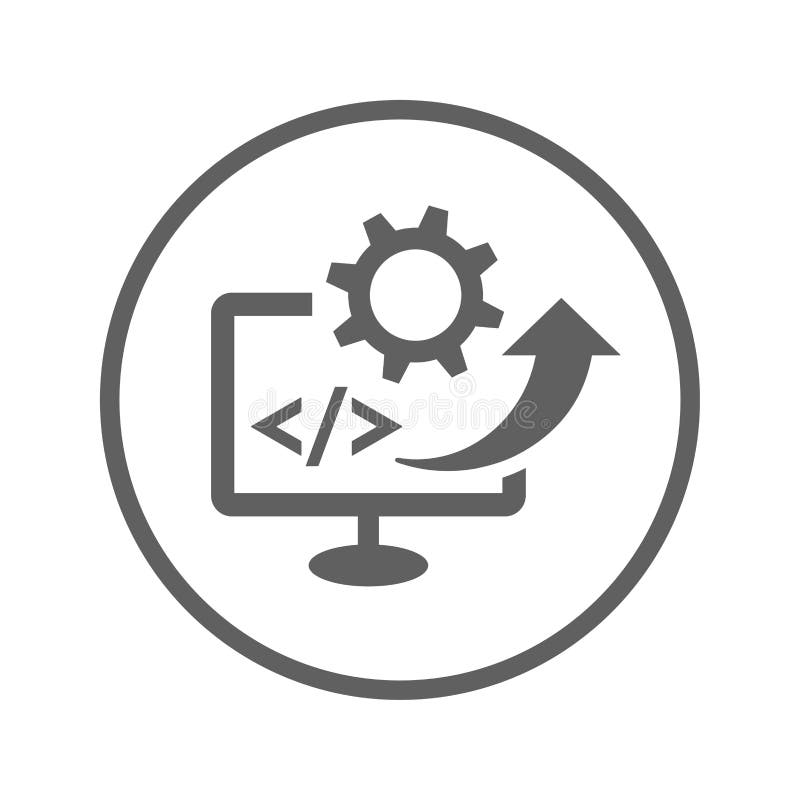 Coding, Html, Programming Icon.Orange Vector Symbol Stock Illustration ... Coding, Html, Programming Icon.Orange Vector Symbol Stock Illustration ...