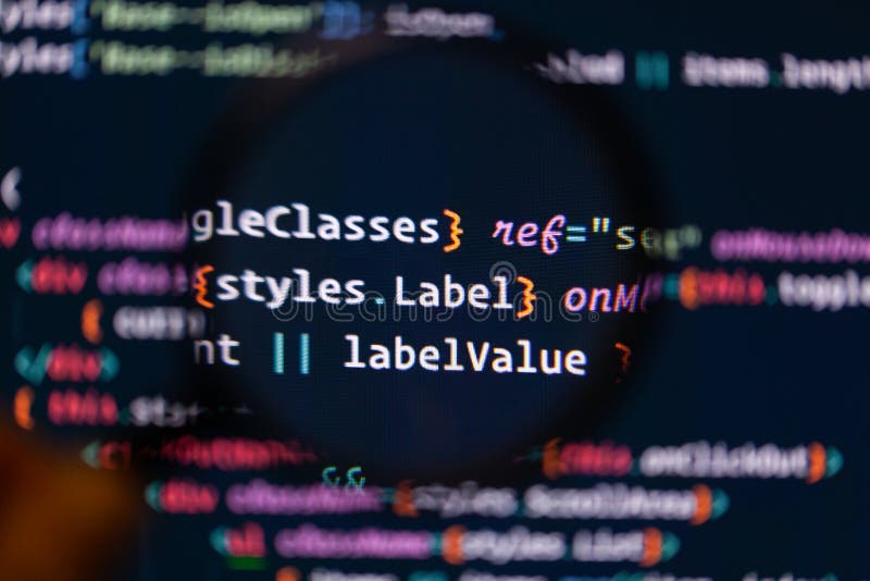 Magnifying Glass on the World Map. Concept Find Stock Photo - Image of ...