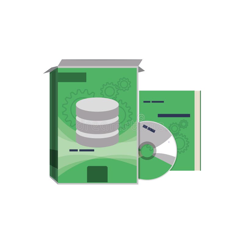 Software computer box stock illustration. Illustration of process ...