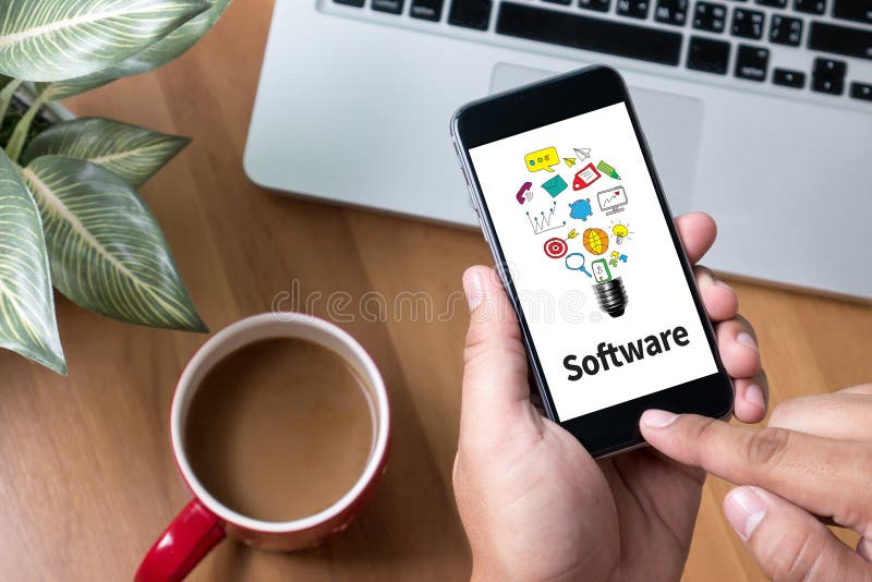 Software Data Digital Programs System Technology Computer Stock Photo ...