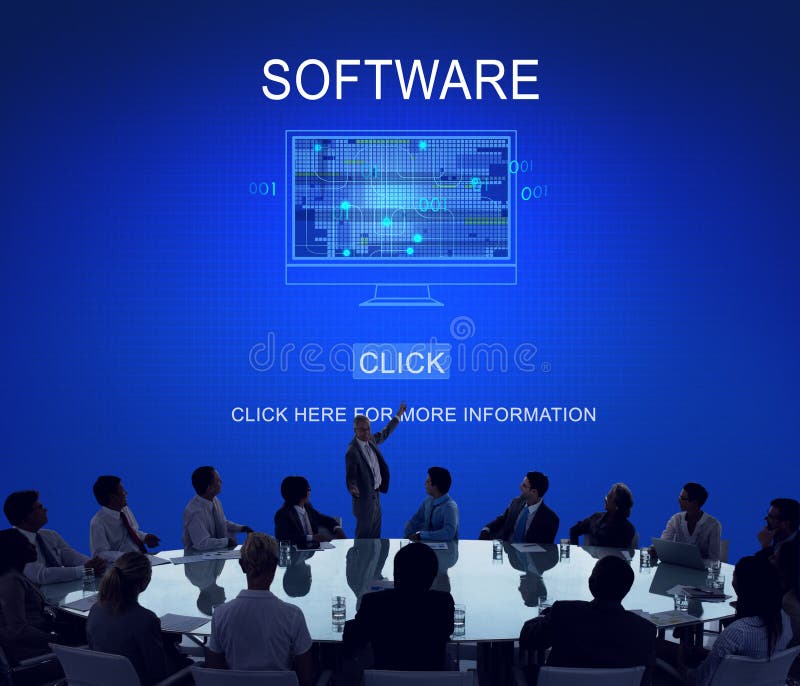 Software Data Digital Programs System Technology Concept Stock Photo ...