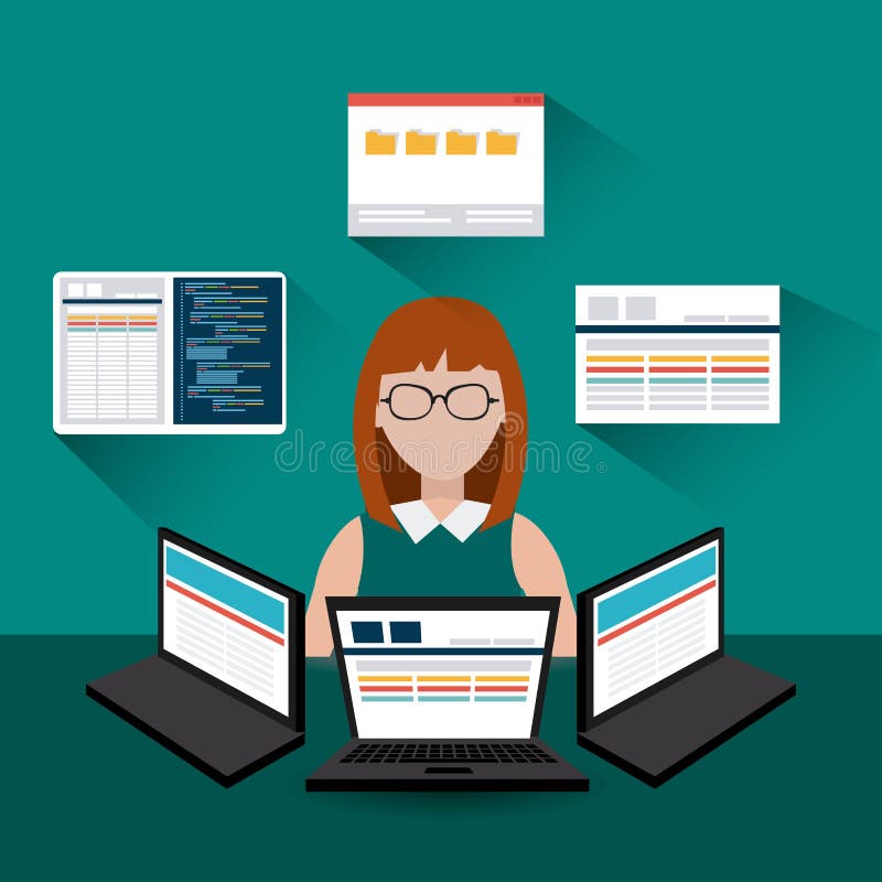 Software-Design stock abbildung. Illustration von computer - 62258319