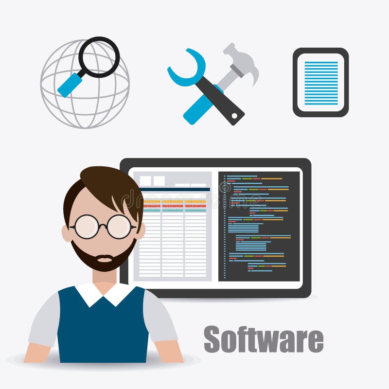 Software Design Element stock vector. Illustration of antivirus - 64748671