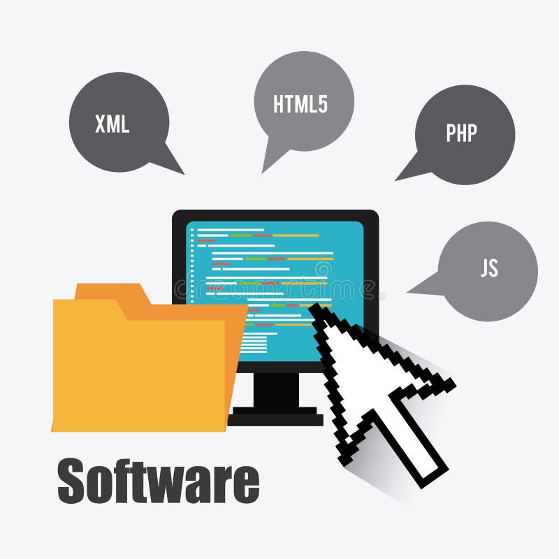 Software design. stock illustration. Illustration of interface - 62258135