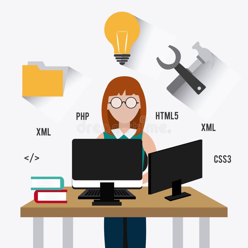 Software design. stock illustration. Illustration of development - 62258186