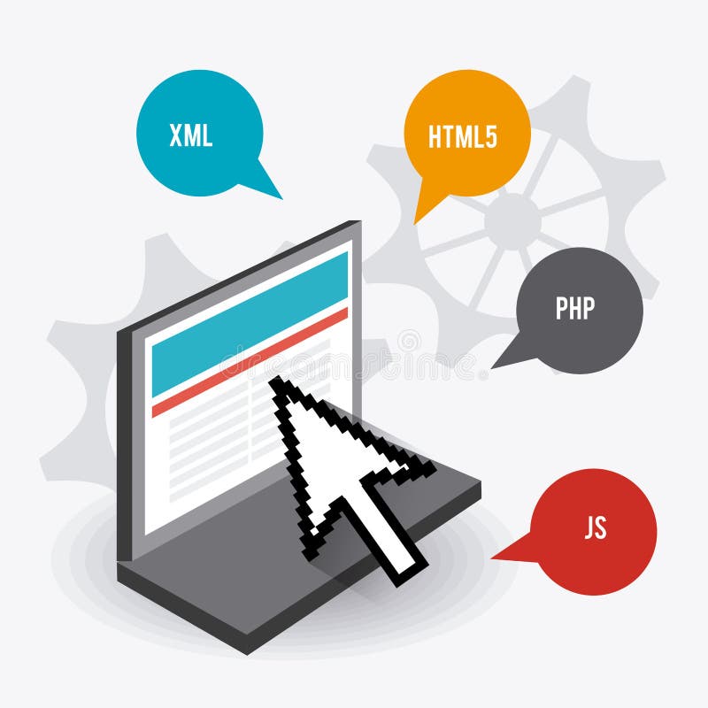 Software design. stock illustration. Illustration of information - 62258273