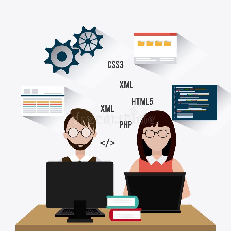 Software design. stock illustration. Illustration of object - 62258436