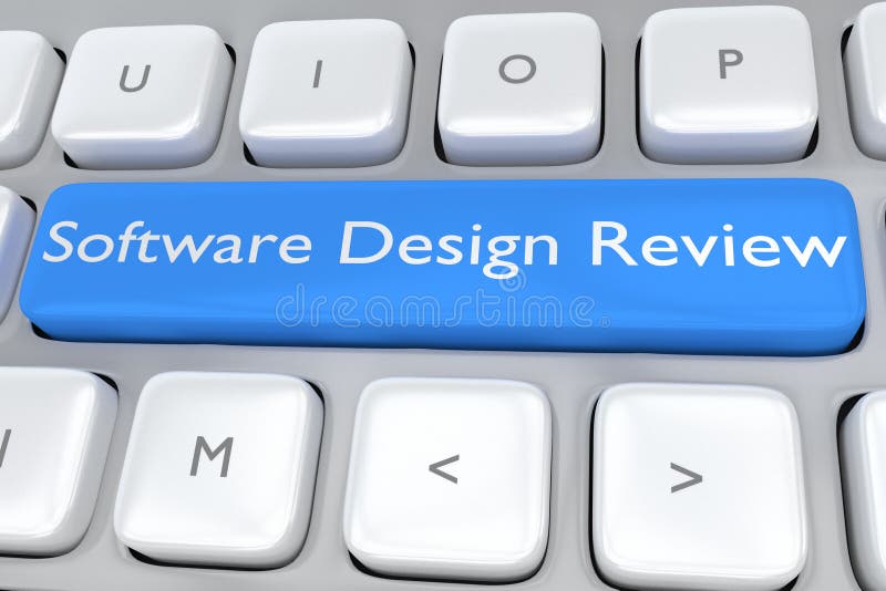 Software Design Review Concept Stock Illustration - Illustration of ...