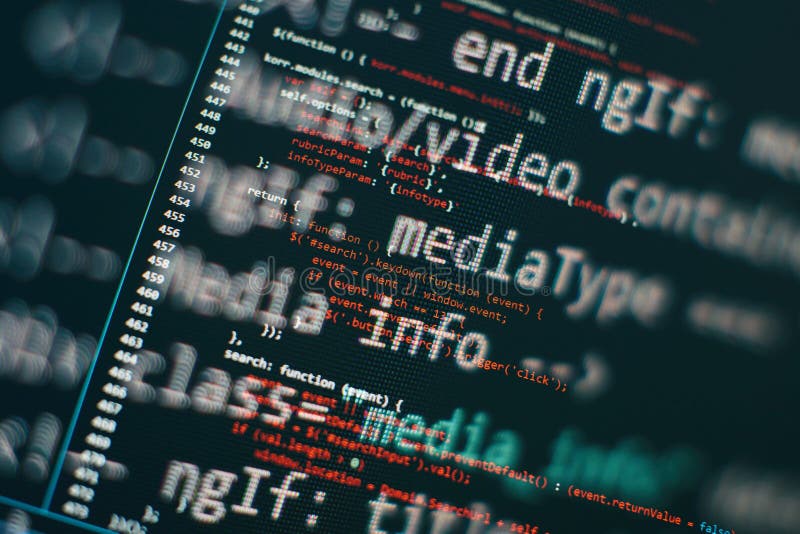 Software Develop Company Office Database Bits Access Stream Visualisation Stock Image Image