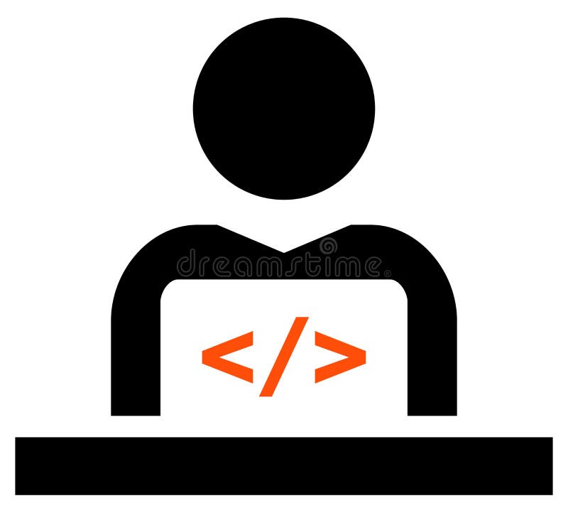Software Developer Coding Icon Stock Vector - Illustration of software ... Software Developer Coding Icon Stock Vector - Illustration of software ...